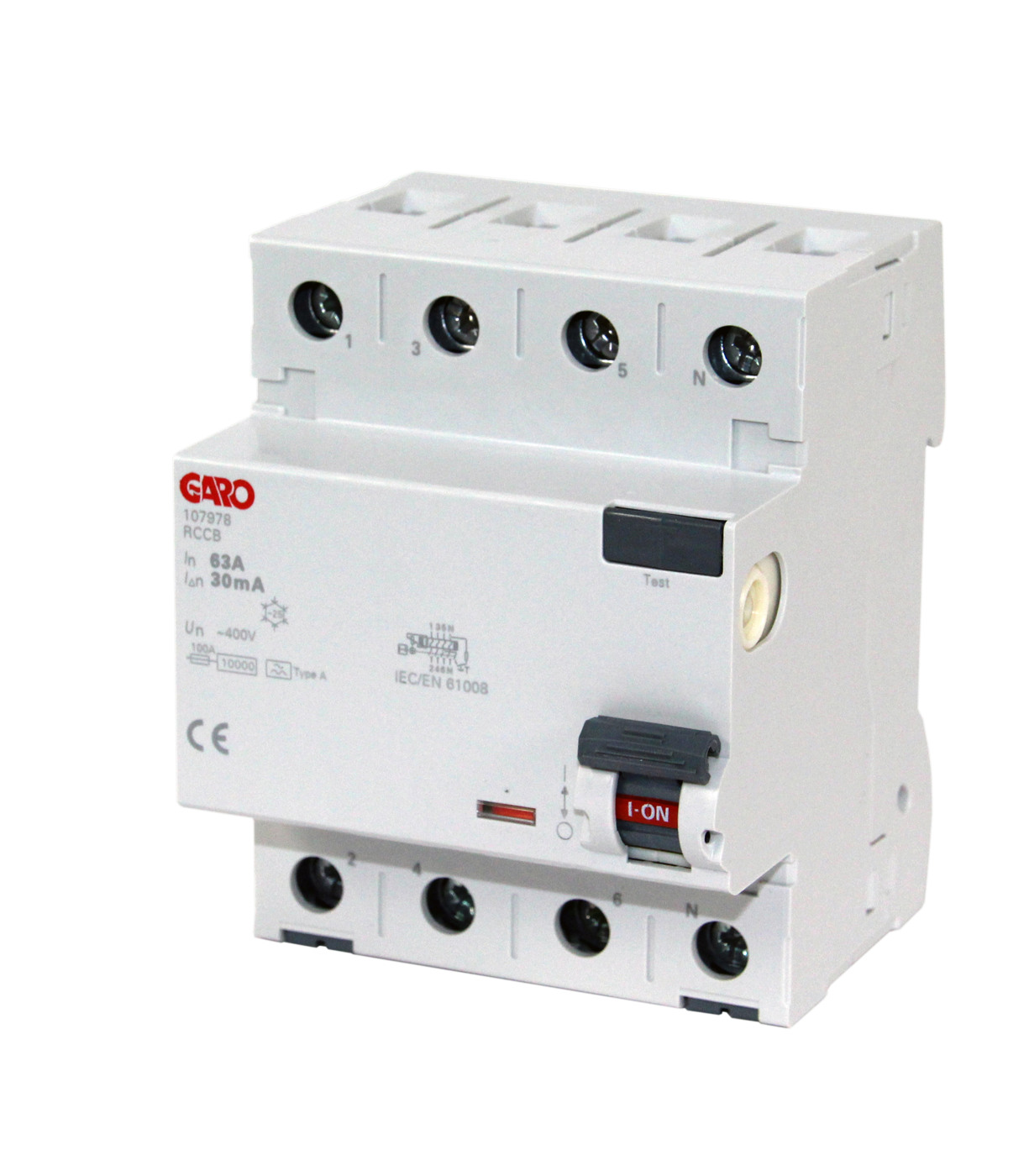 RCCB GD 63A 30mA 4P - GARO Professional