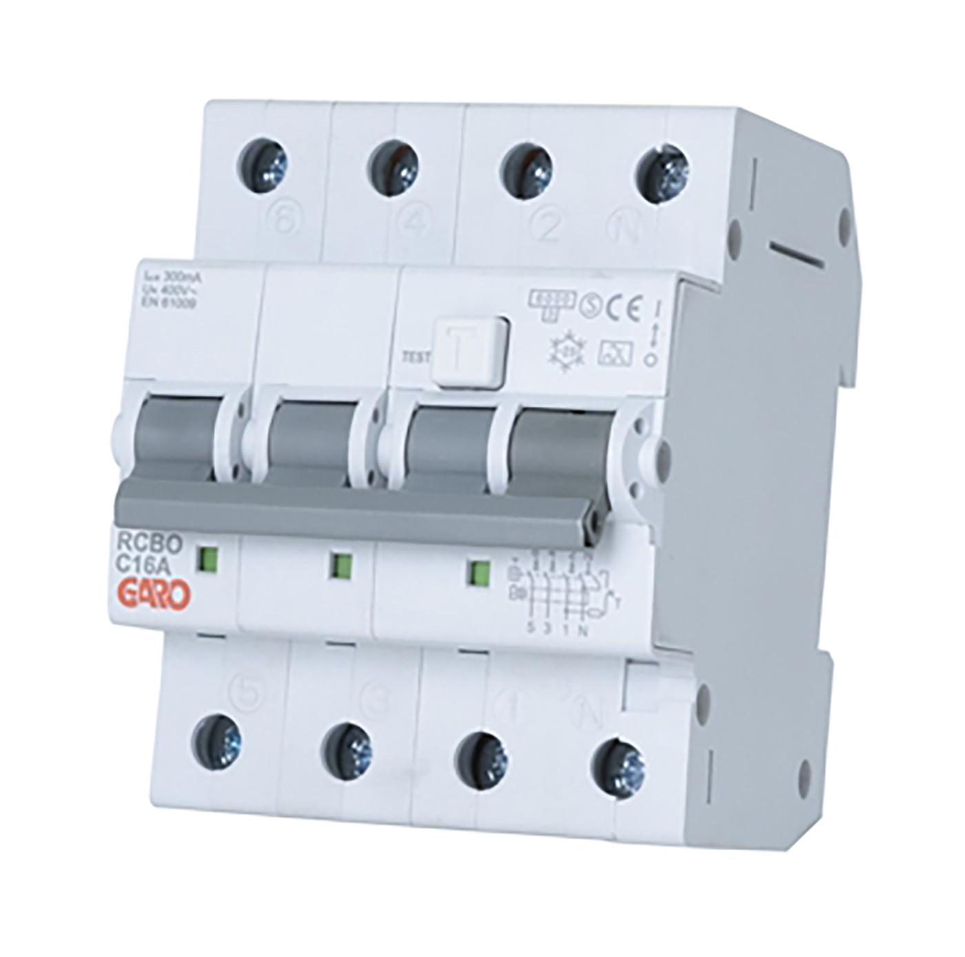 RCBO GS C16A 300mA 4P - GARO Professional