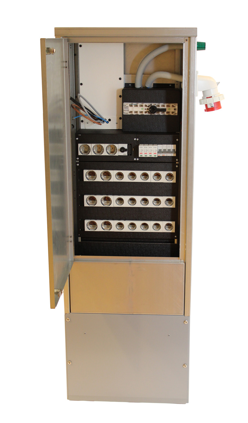 Cable cabinet for meter and reserve power - GARO Professional