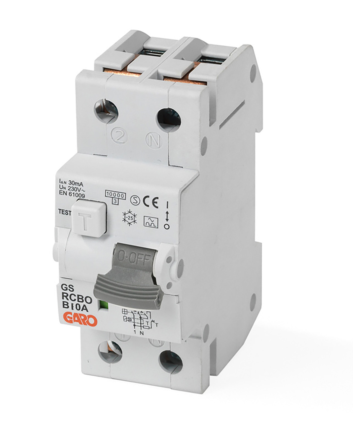 RCBO GS B-CHAR 10A 2P - GARO Professional