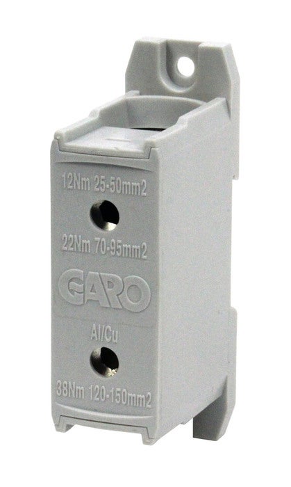 Plint GrÅ 150mm² Al Cu 1p Garo Proffs