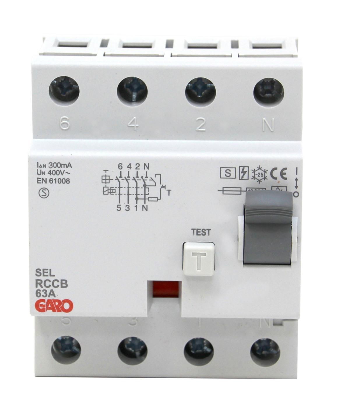 RCCB SEL 63A 4P 300mA - GARO Professional
