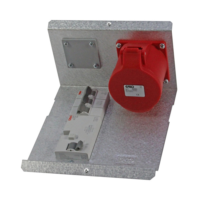 INS-P SCHUKO-IEC 32A RCCB WO M - GARO