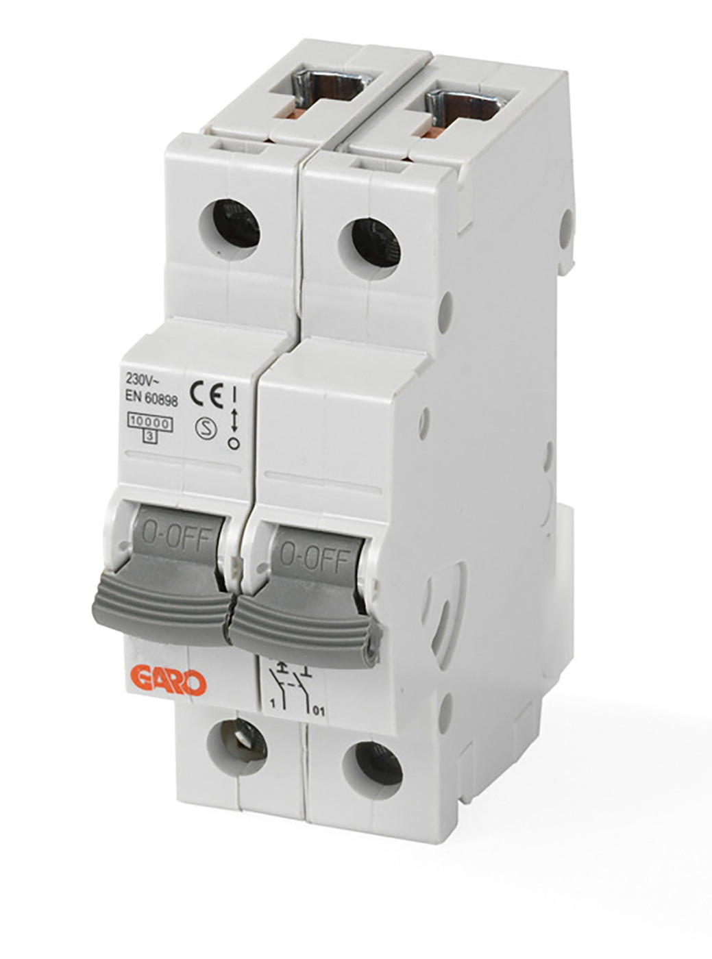 MCB GS C-KAR 40A 10kA 2P - GARO Professional