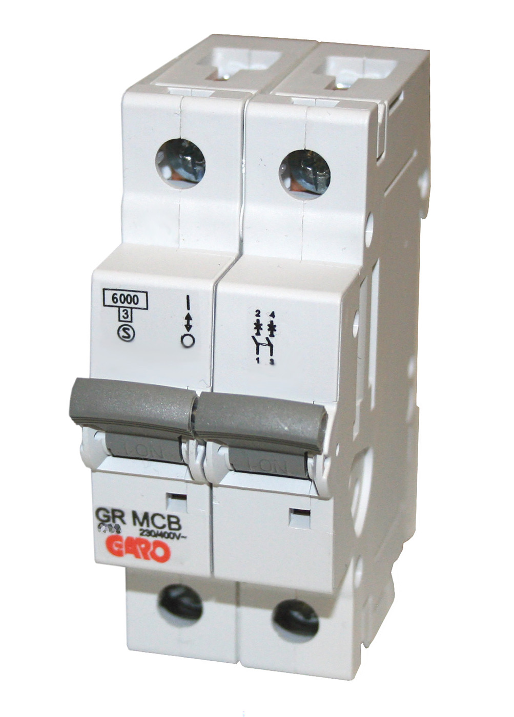 MCB GR B-KAR 10A 6kA 2P - GARO Professional